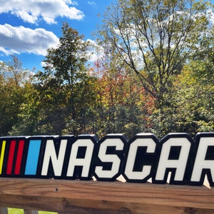 NASCAR Sign | Display Shelf | Racing Signs - Etsy
