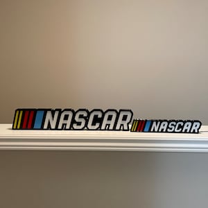 NASCAR Sign | Display Shelf | Racing Signs - Etsy