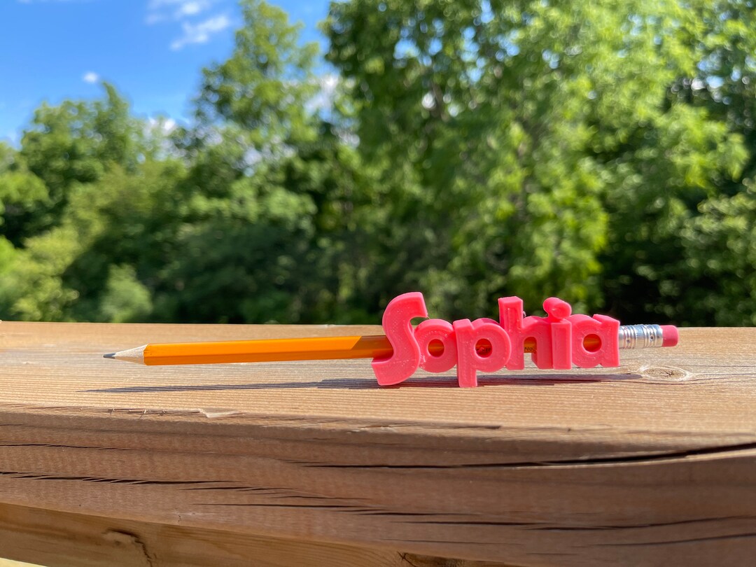 Personalized Pencil Toppers - Etsy