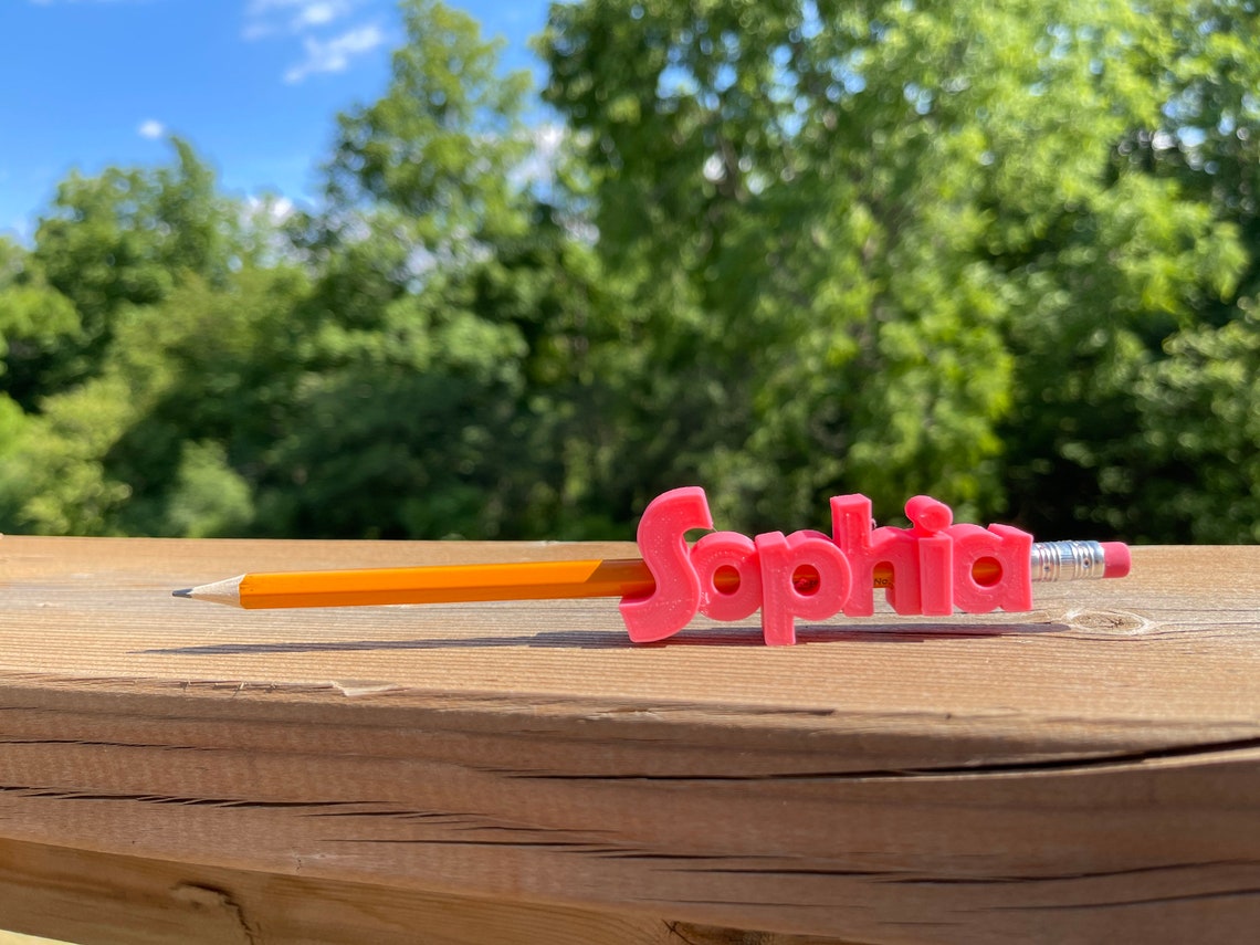 Personalized Pencil Toppers - Etsy