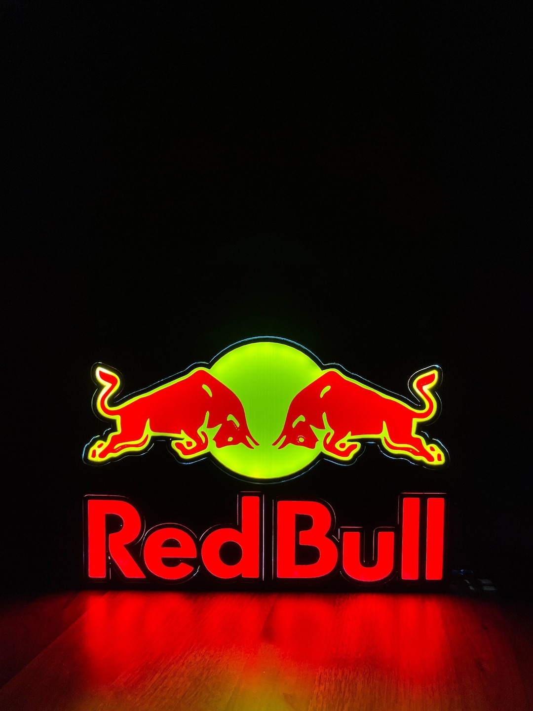 Red Bull LED Sign | Display Shelf | Racing Sign - Etsy