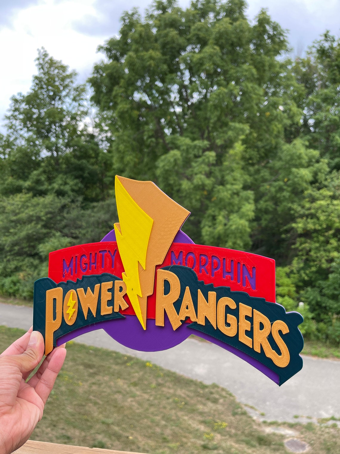 Power Rangers Sign Retro Logo Fridge Magnet - Etsy