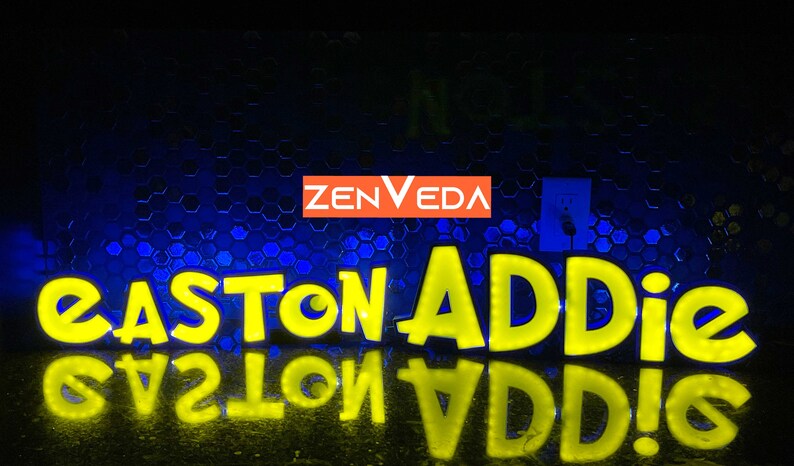 Custom Pokemon 3D Name Signs | Etsy