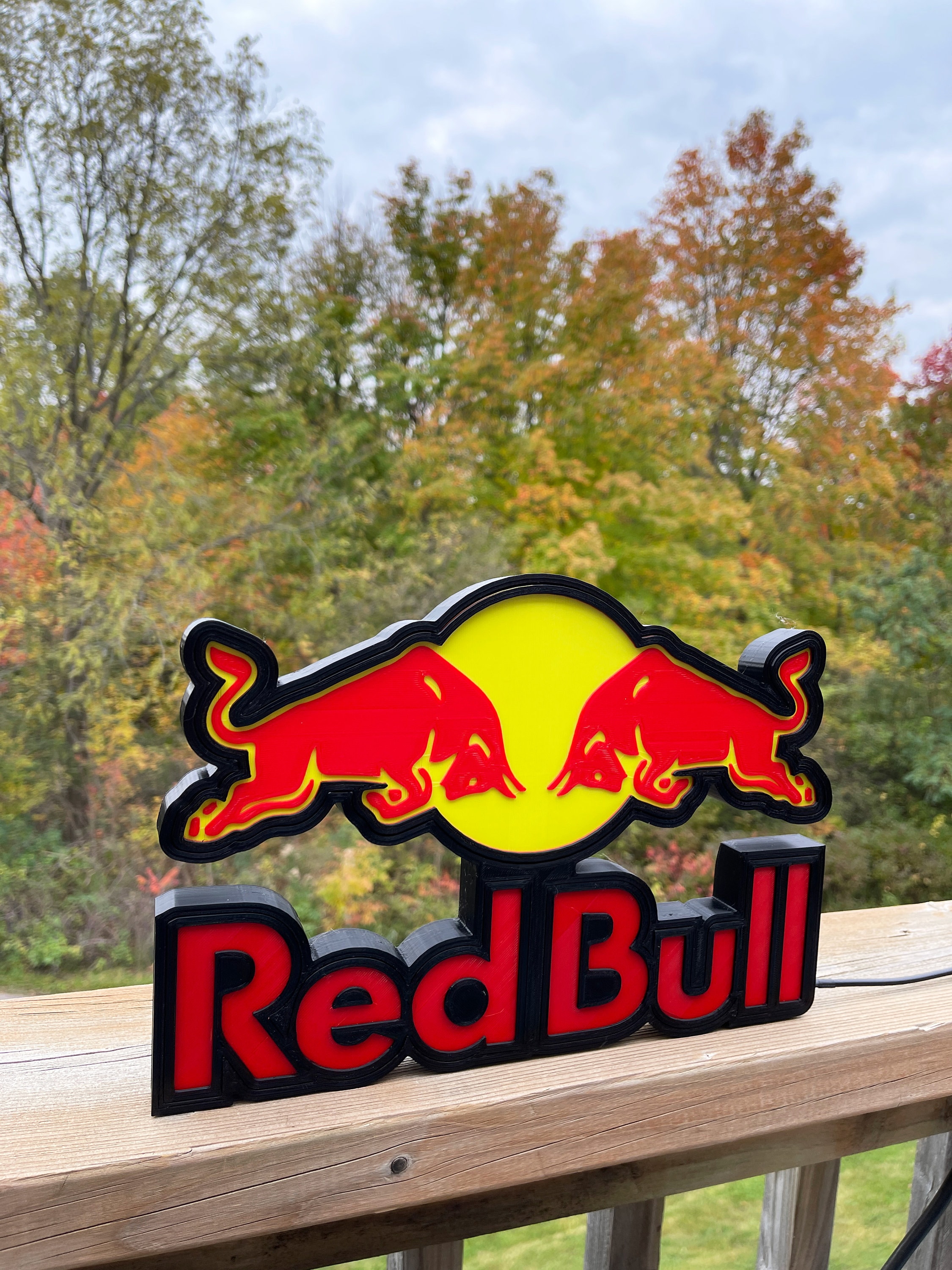 Enseigne LED Red Bull | Présentoir | Panneau de course - Etsy France