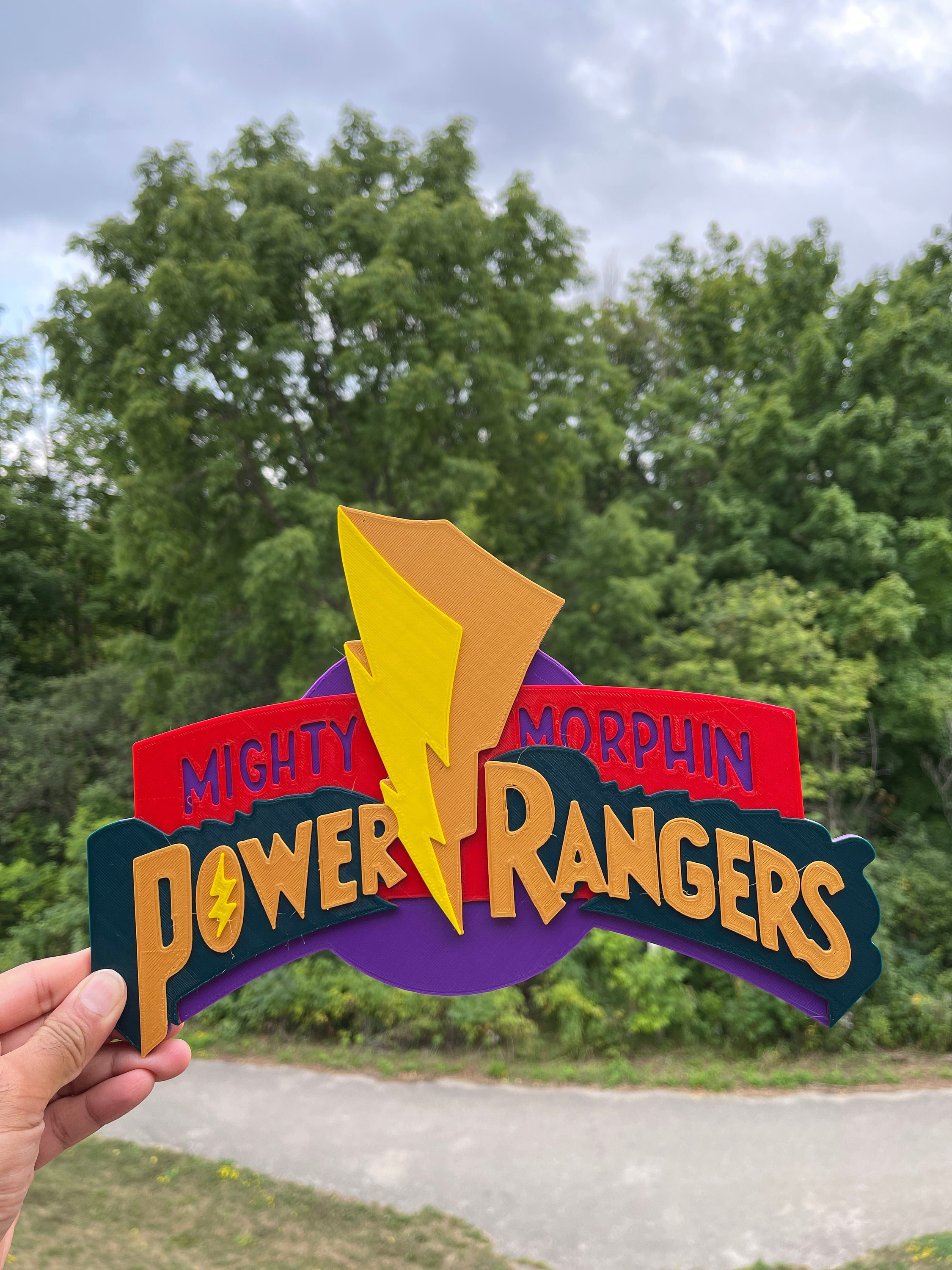 Power Rangers Sign Retro Logo Fridge Magnet - Etsy Canada