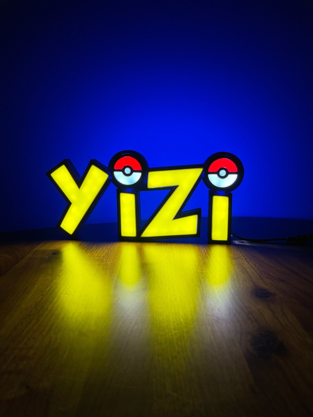 LED Pokemon Signs | Customized | 3D Names - Etsy