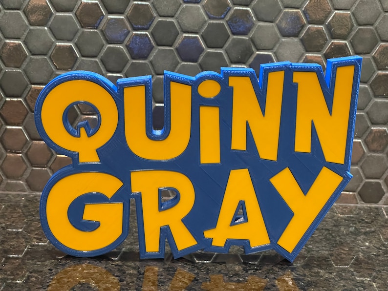 Custom Pokemon 3D Name Signs - Etsy