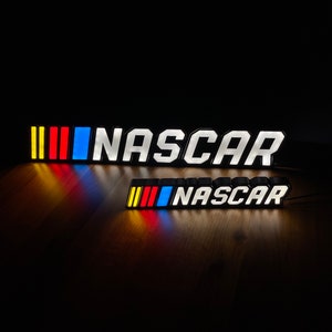 NASCAR Sign | Display Shelf | Racing Signs - Etsy