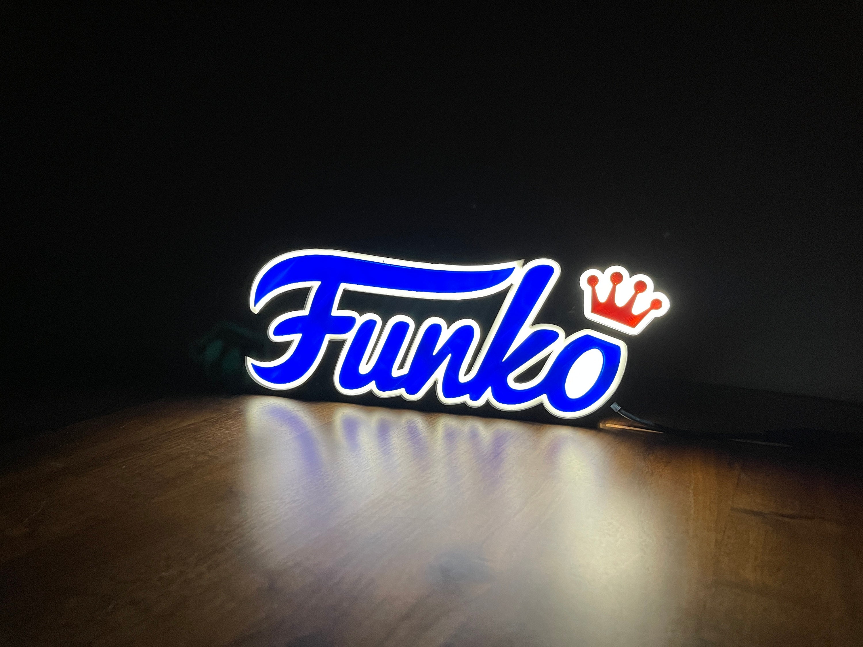 Funko LED Sign Display Shelf Personalized - Etsy