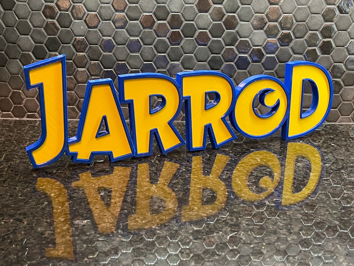 Custom Pokemon 3D Name Signs - Etsy