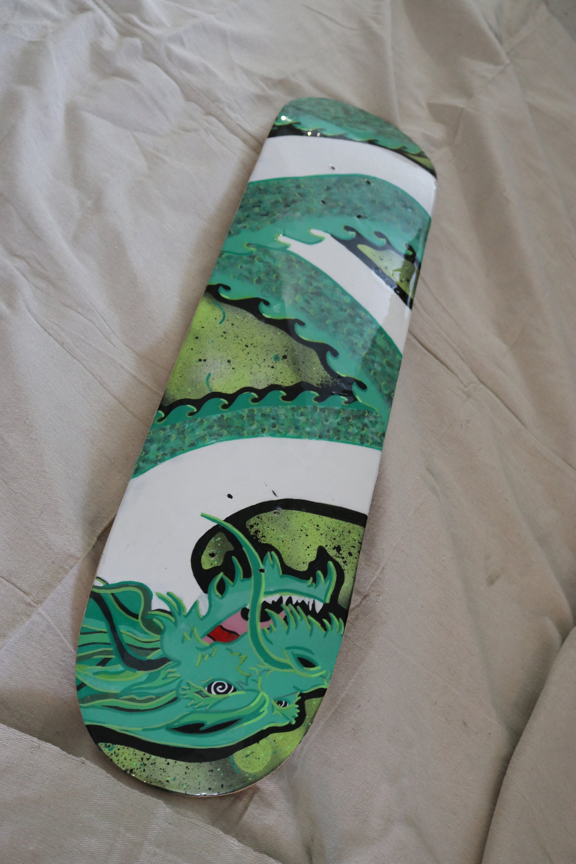 Dragon Skateboard Deck - Etsy