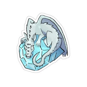 Diamond Dragon Sticker - Etsy