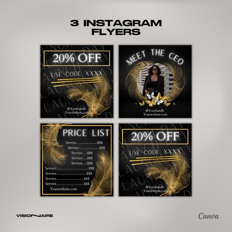 Launch Day Pack, Launch Flyers, Launch Bundle, Price List, Meet the CEO ...