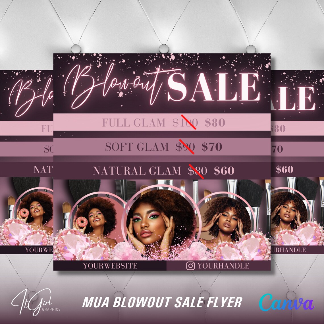Makeup Flyer Makeup Appointment Available Makeup Services - Etsy