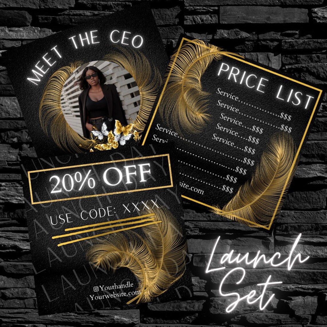 Launch Day Pack Launch Flyers Launch Bundle Price List - Etsy