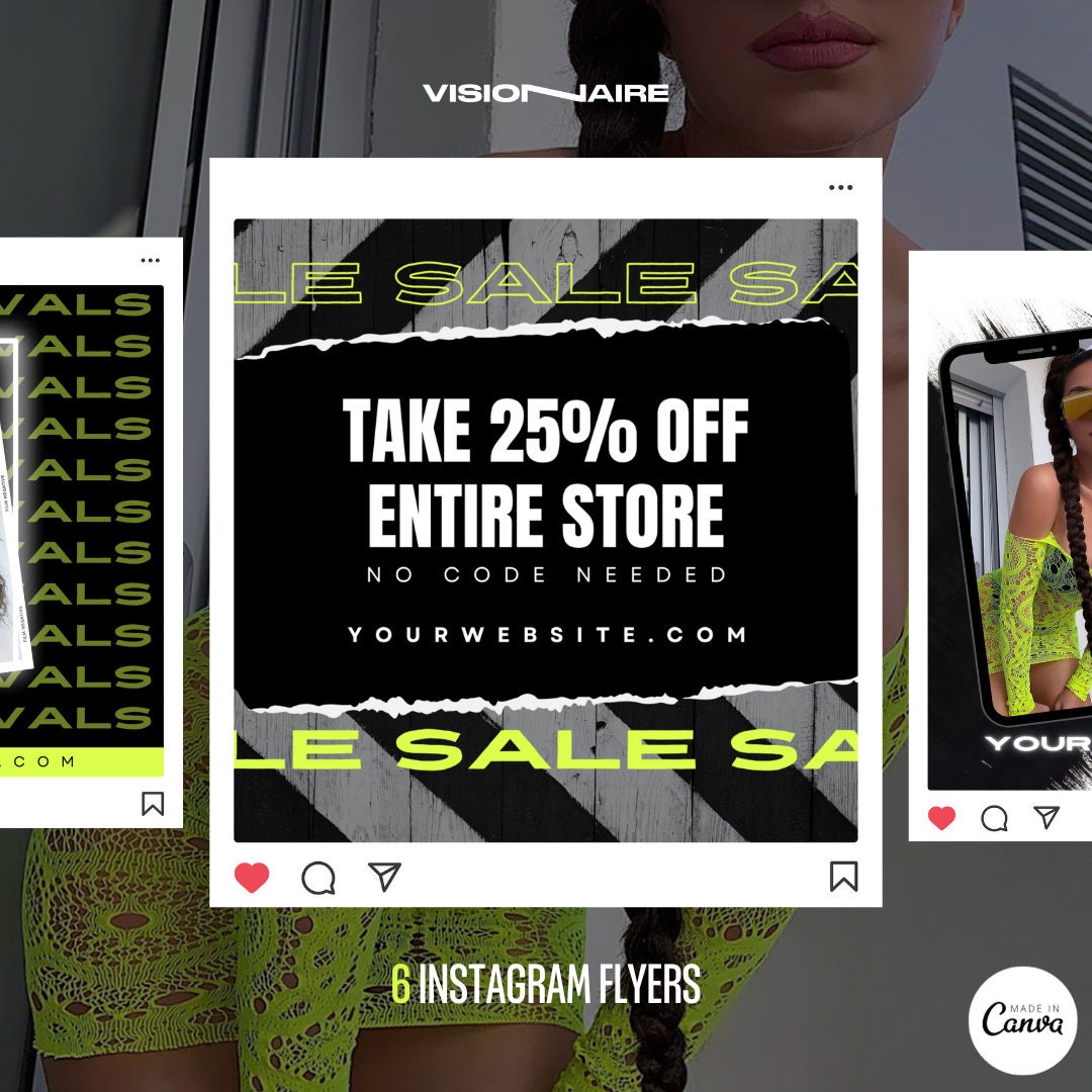 6 DIY Canva Flyers, Template Pack, Boutique Flyer, Meet the CEO, New ...