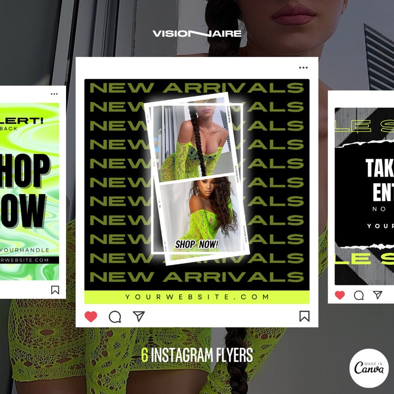 6 DIY Canva Flyers, Template Pack, Boutique Flyer, Meet the CEO, New ...