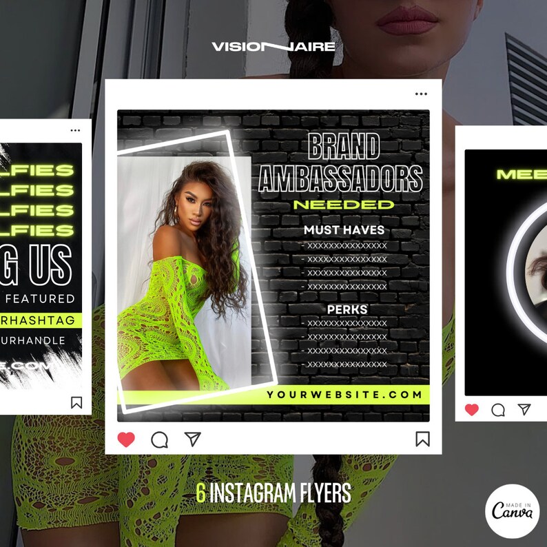 6 DIY Canva Flyers, Template Pack, Boutique Flyer, Meet the CEO, New ...