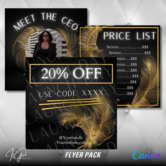 Launch Day Pack Launch Flyers Launch Bundle Price List - Etsy