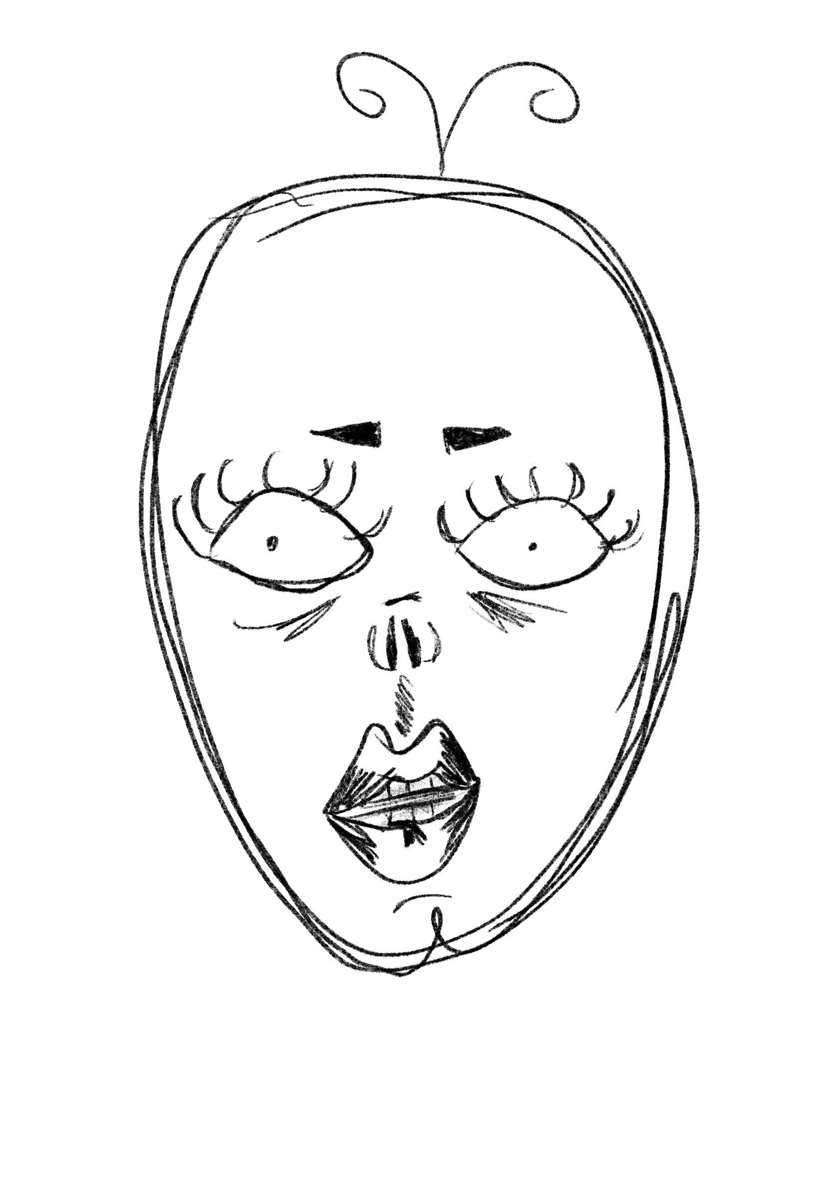 Creepy *printable* Art Print - Etsy