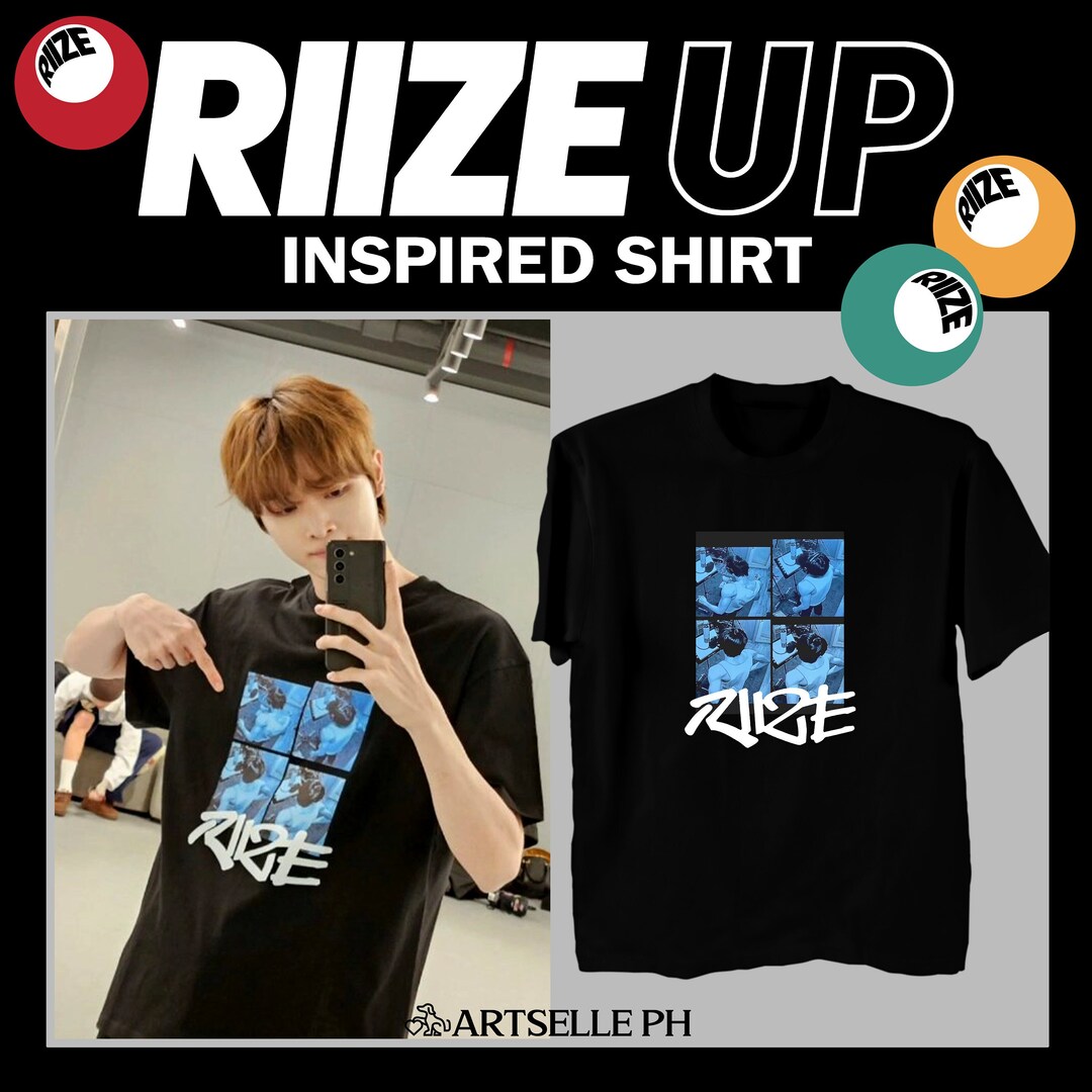 RIIZE Shirt Pop up Store MD Inspired T-shirt Rise and Realize K-POP ...