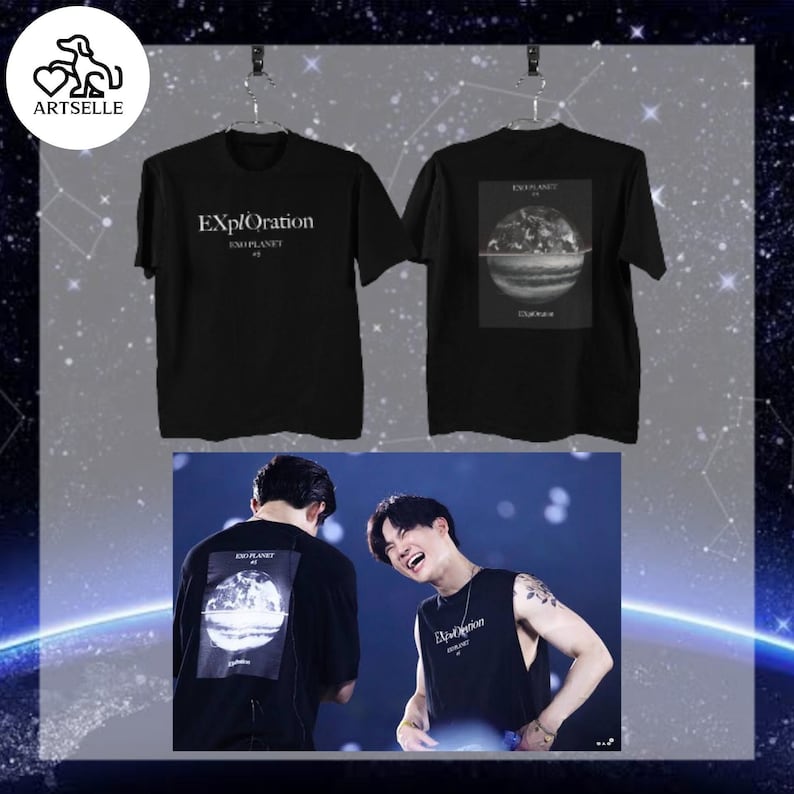 EXO Shirt Exploration Inspired K-POP Concert T-shirt - Etsy