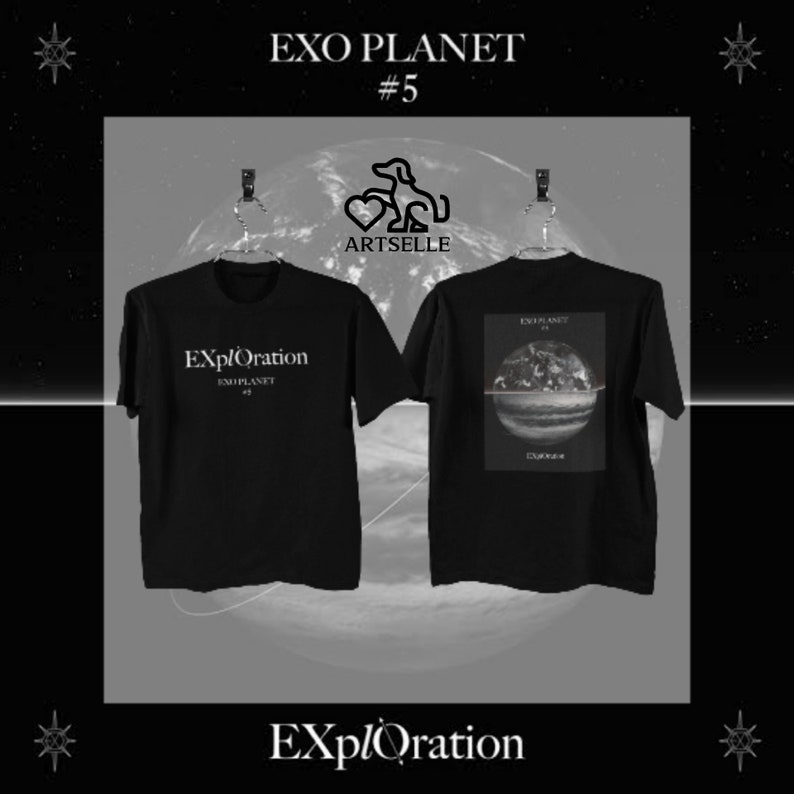 EXO Shirt Exploration Inspired K-POP Concert T-shirt - Etsy