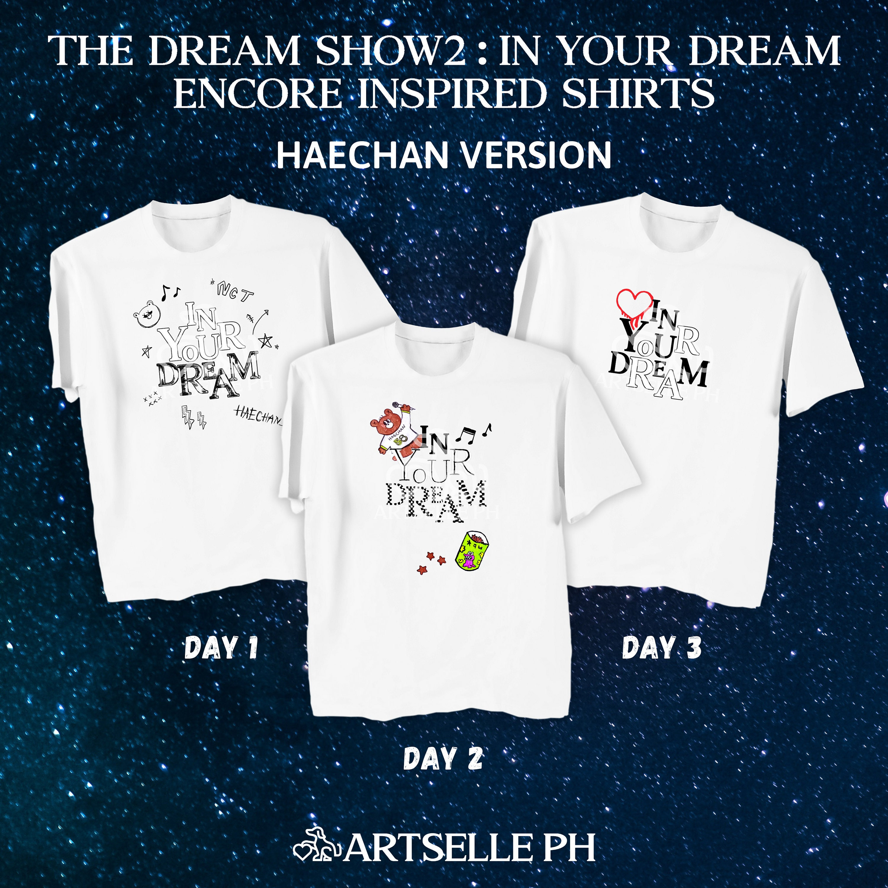 NCT Dream HAECHAN in Your Dream Encore Shirt Embossed TDS2 T Shirt the ...