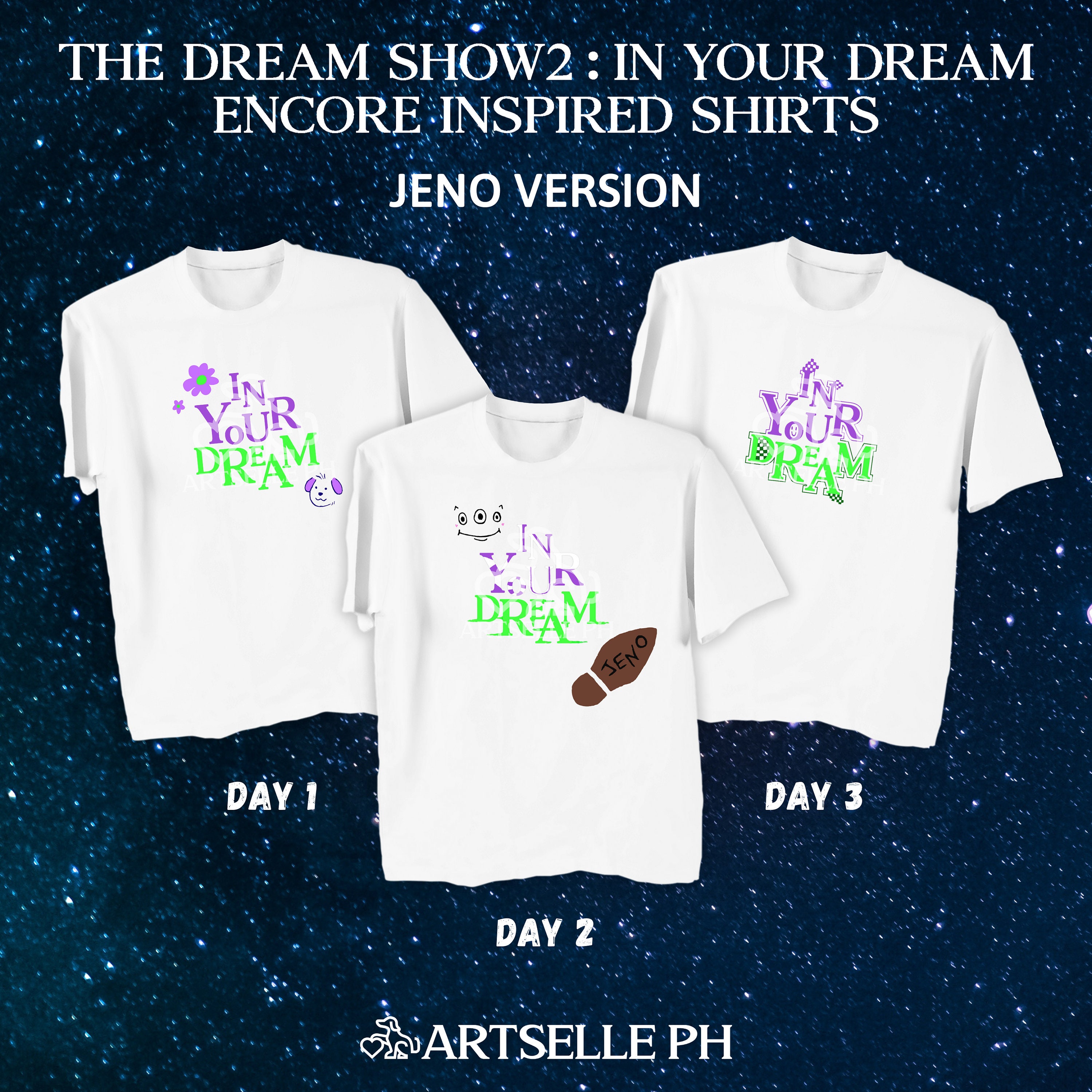 NCT DREAM Shirt in Your Dream Encore Embossed TDS2 the Dream Show 2 T ...