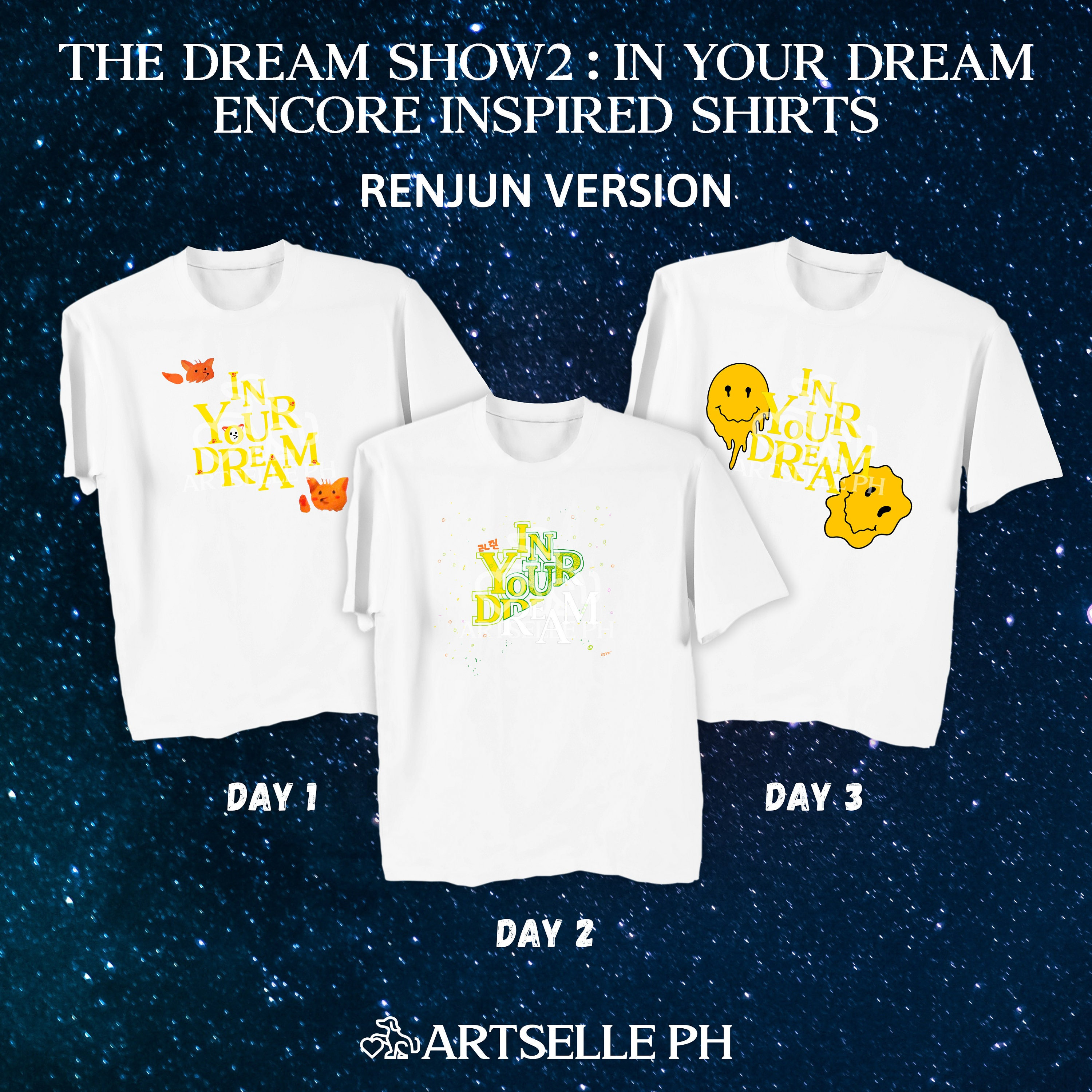 NCT DREAM Shirt in Your Dream Encore Embossed TDS2 the Dream Show 2 T ...