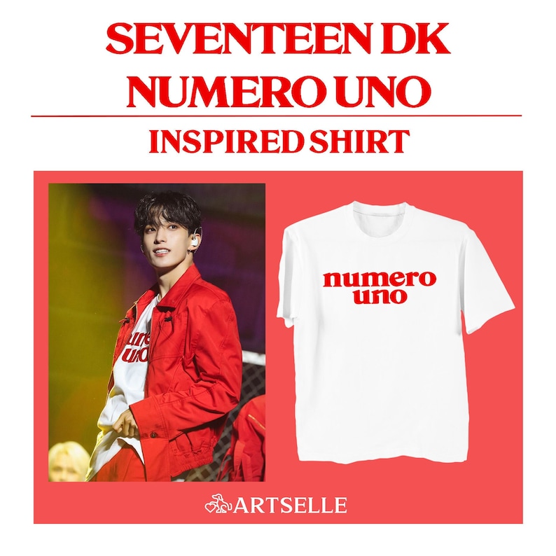 SEVENTEEN DK Shirt Numero Uno Be the Sun BETS Inspired Kpop Concert T ...