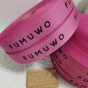 Personalized Polyester Cotton Ribbon Printed With Your Logo for Gift ...
