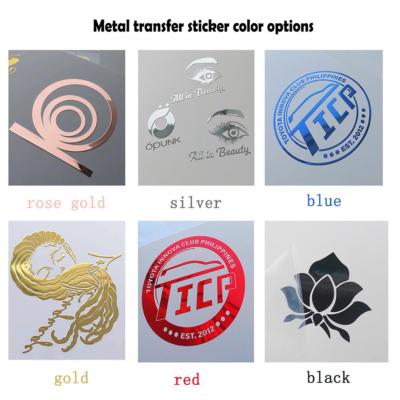 Custom 3D Metal Logo Stickers: Permanent Waterproof Decals - Etsy