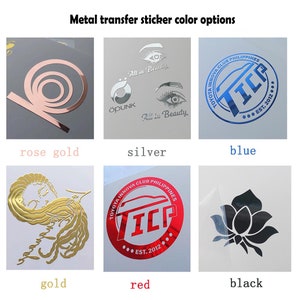 Custom 3D Metal Logo Stickers: Permanent Waterproof Decals - Etsy