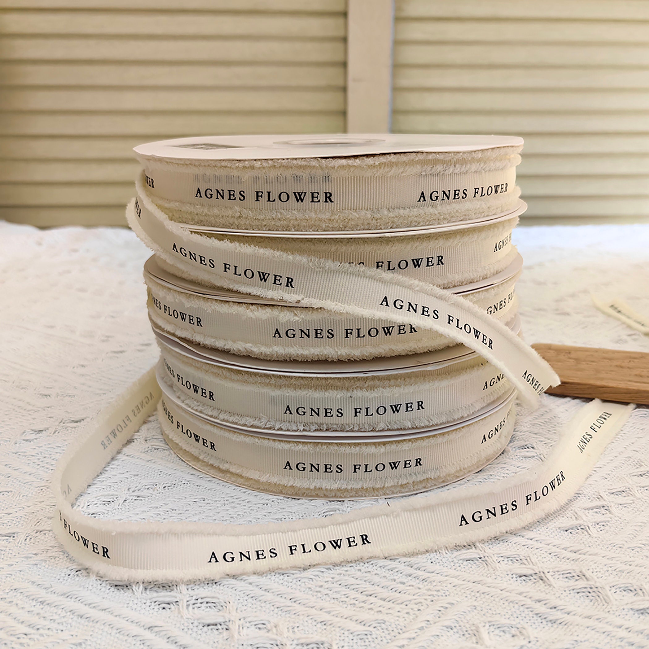 100 Yards Personalized Grosgrain Fringe Ribbon Printed With Your Logo ...
