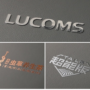 3D Custom Logo UV Transfer Sticker , Permanent, Waterproof, Full Color ...