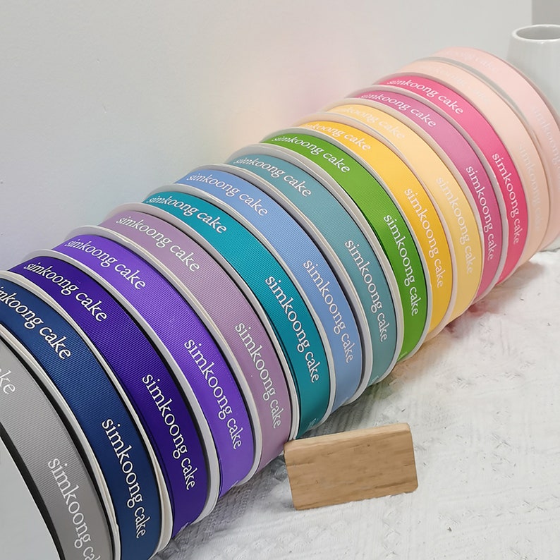 Personalized Grosgrain Ribbon Printed With Your Logo for Gift Packaging ...