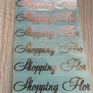 Custom Metallic Logo Stickers: UV Transfer Decals - Etsy