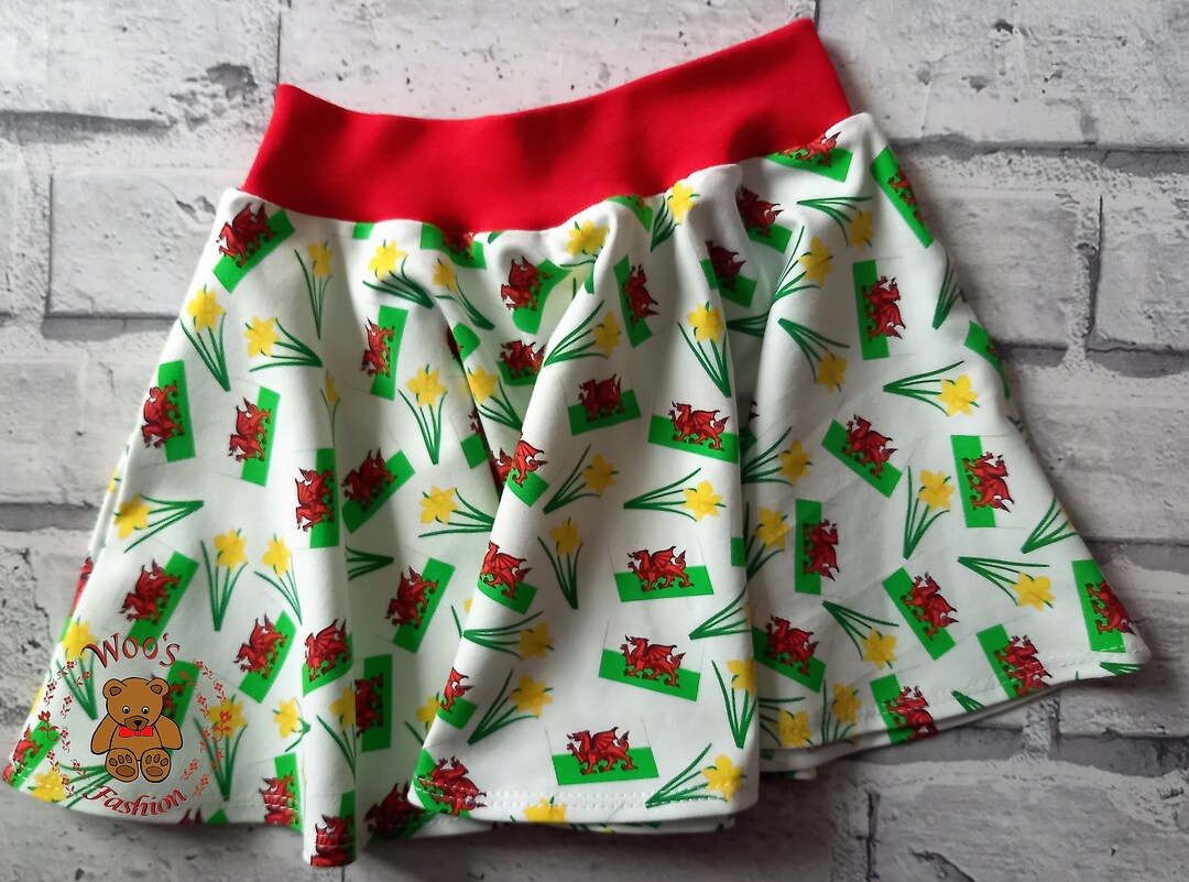 Welsh Skirt, Welsh Clothes for Kids, Babies Welsh, Welsh Outfit, Baby ...
