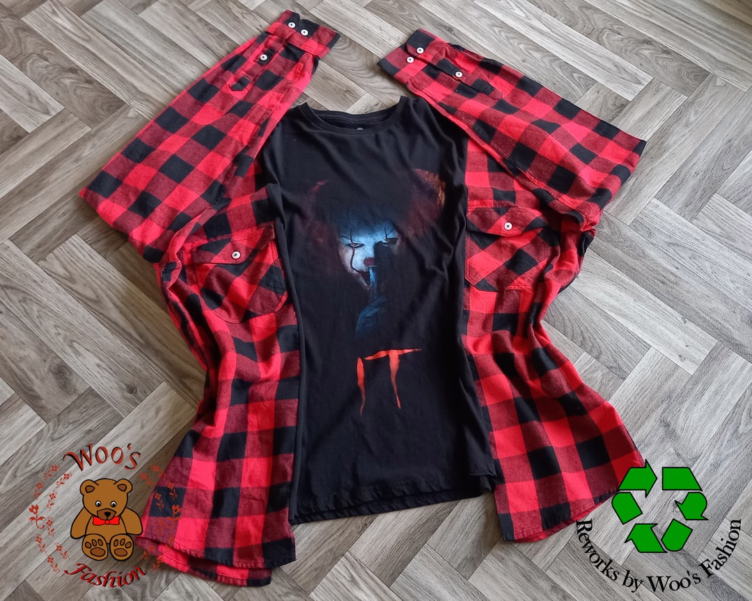 IT Pennywise Rework Shirt, Reworked Top, Reworked Items, Sustainable ...