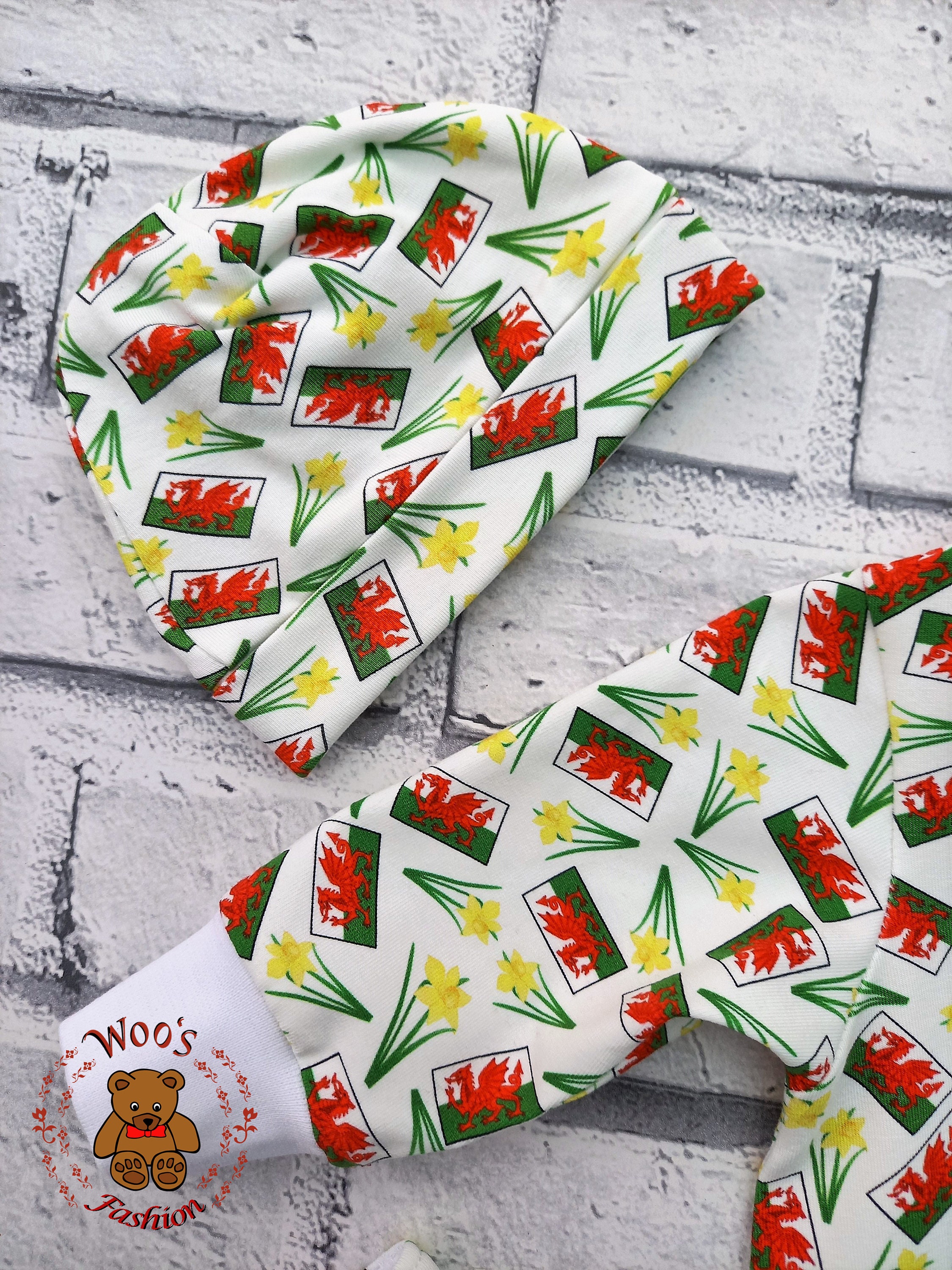 Welsh Baby Set, Welsh Newborn Gift, Welsh Baby Shower Gift, Welsh Baby ...