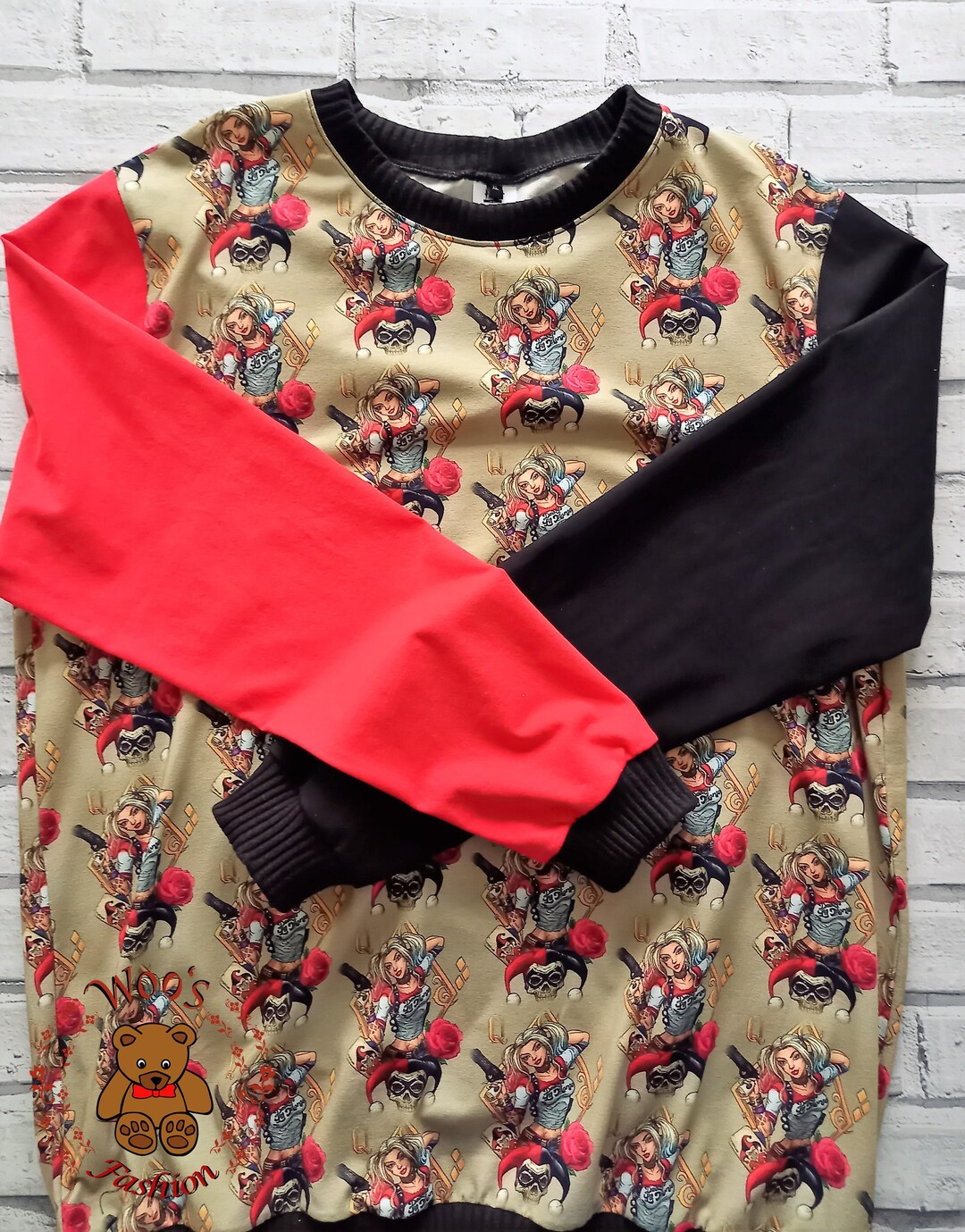 Harlequin Sweatshirt, Harlequin Sweater, Ladies Harlequin Sweater ...