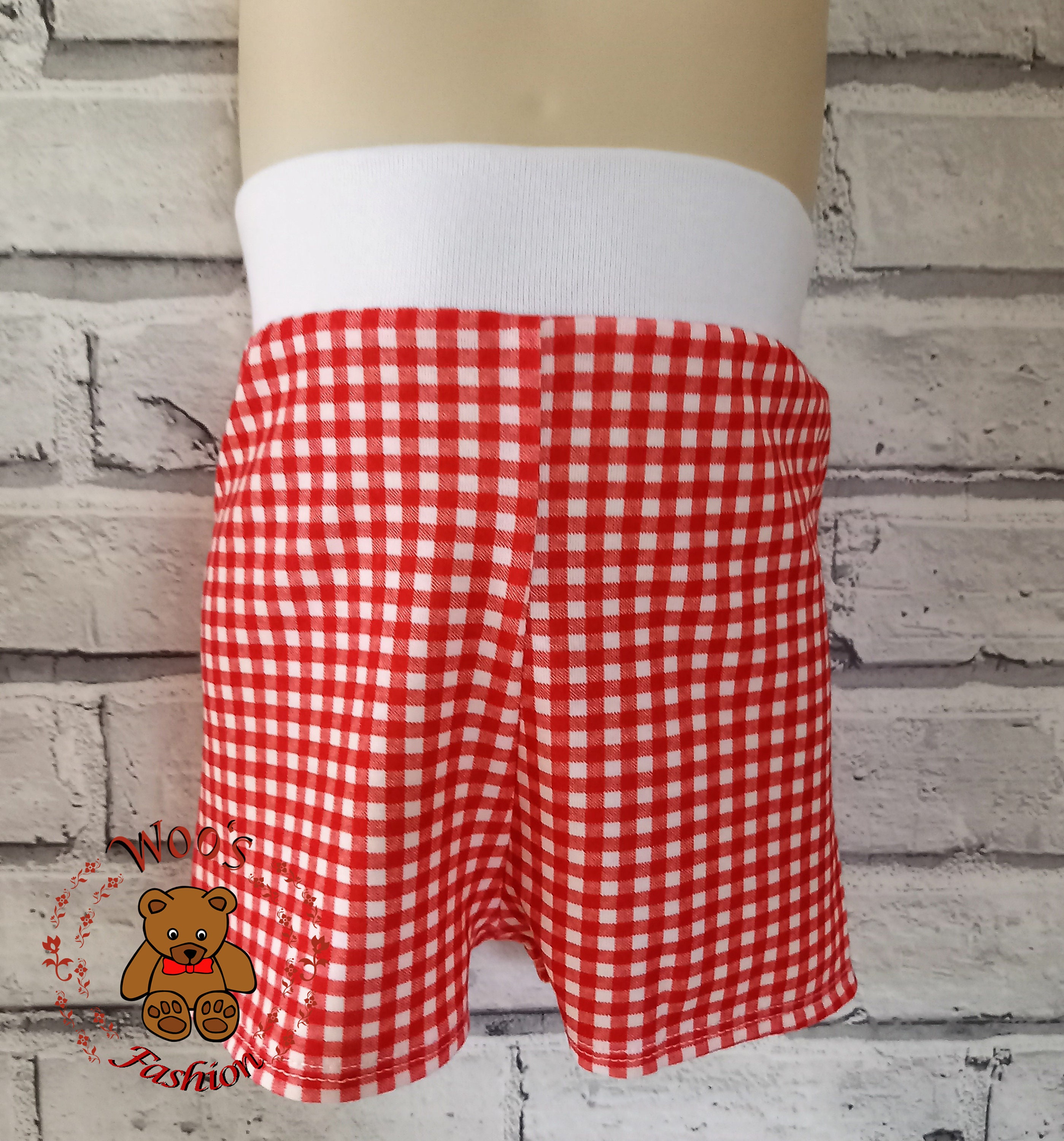 Girls Red Gingham School Dress With Modesty Shorts - Etsy