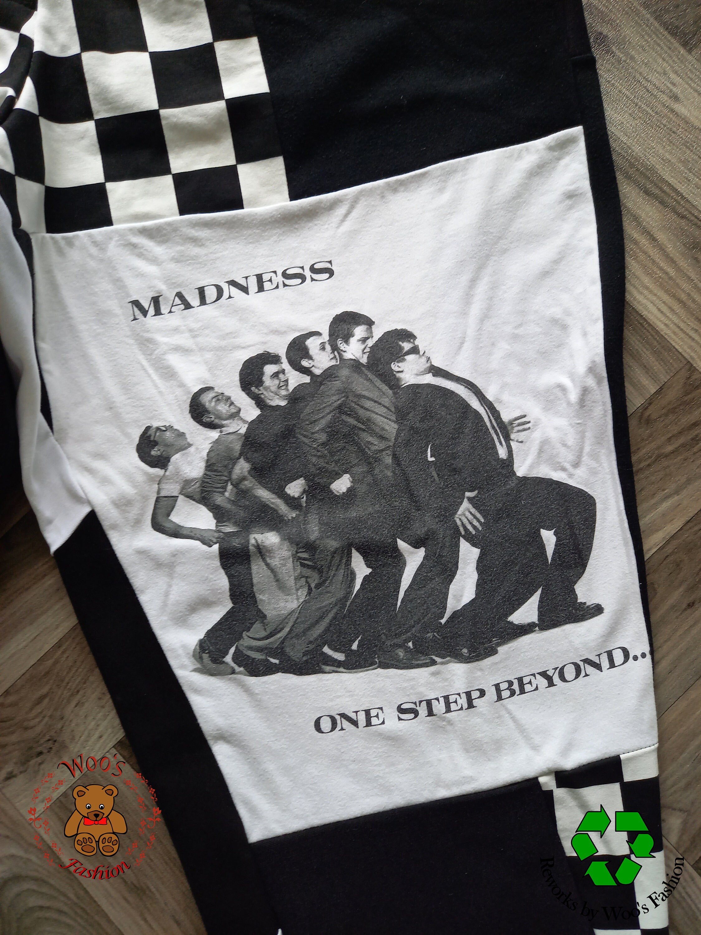 Madness Sweatpants Reworked Madness Joggers Upcycled - Etsy