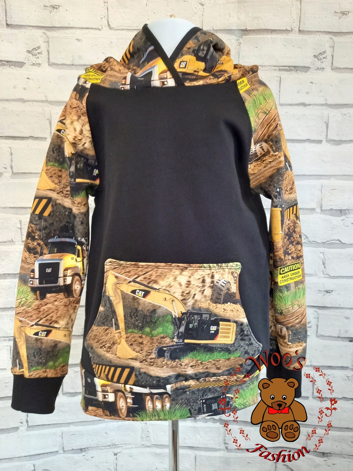 Construction Hoodie Boy's Hoodie Kid's Construction - Etsy