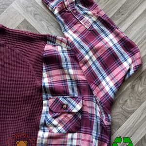 Rework Shirt, Reworked Jumper, Flannel Reworks, Eco Friendly Clothing ...