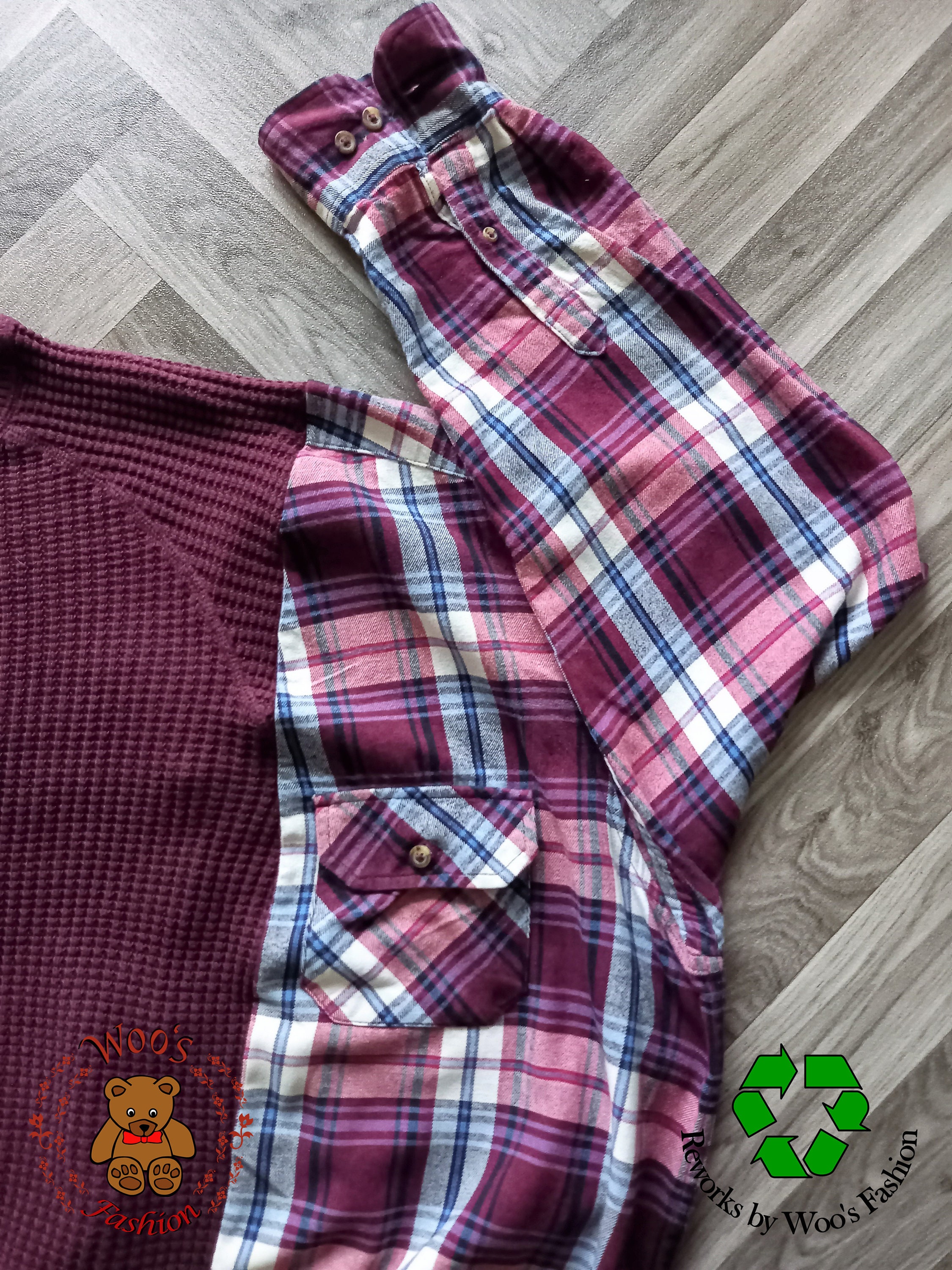 Rework Shirt, Reworked Jumper, Flannel Reworks, Eco Friendly Clothing ...