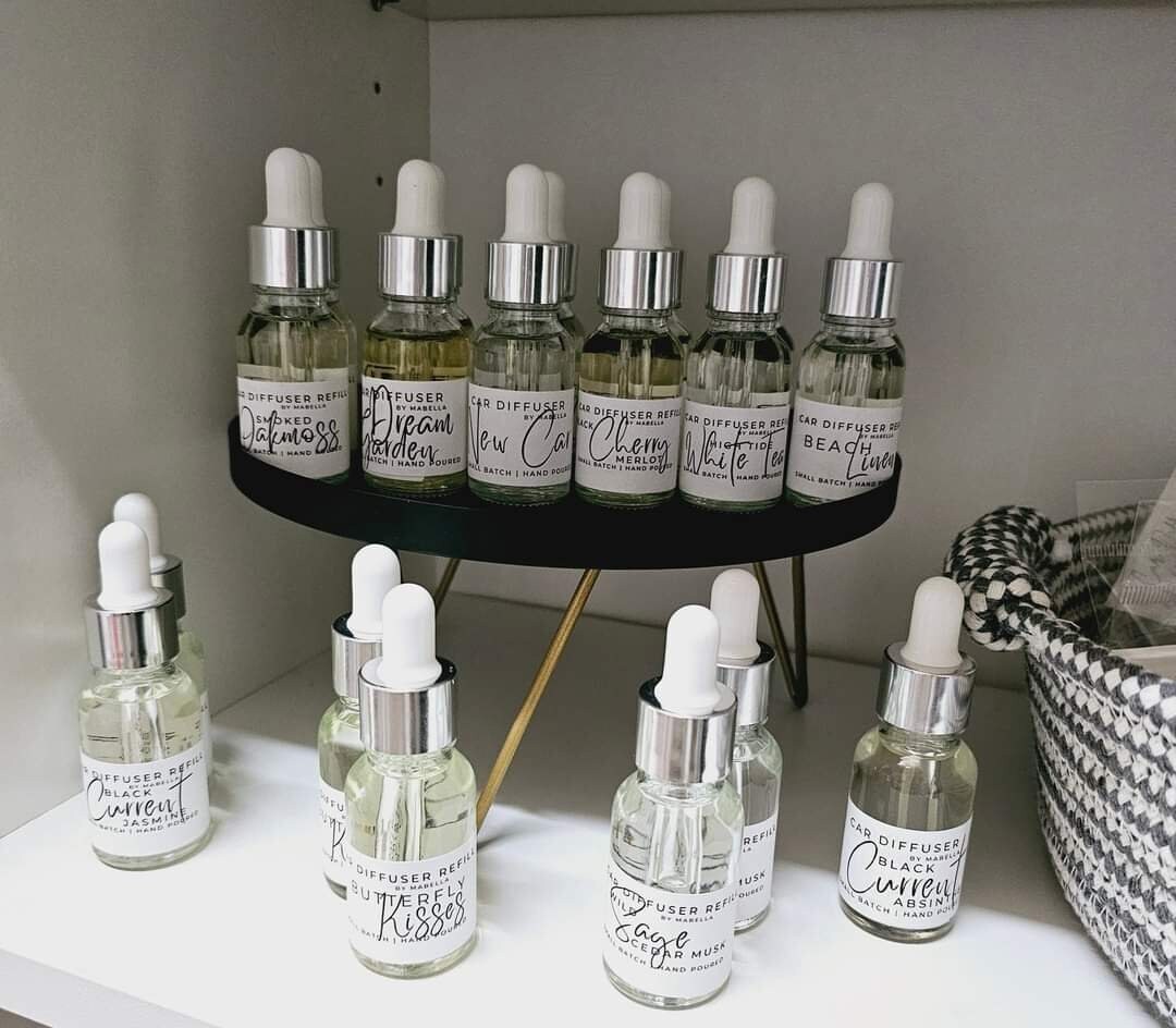 Car Diffusers Refill 15ml Hanging Car Diffuser Refill Bottle Car ...