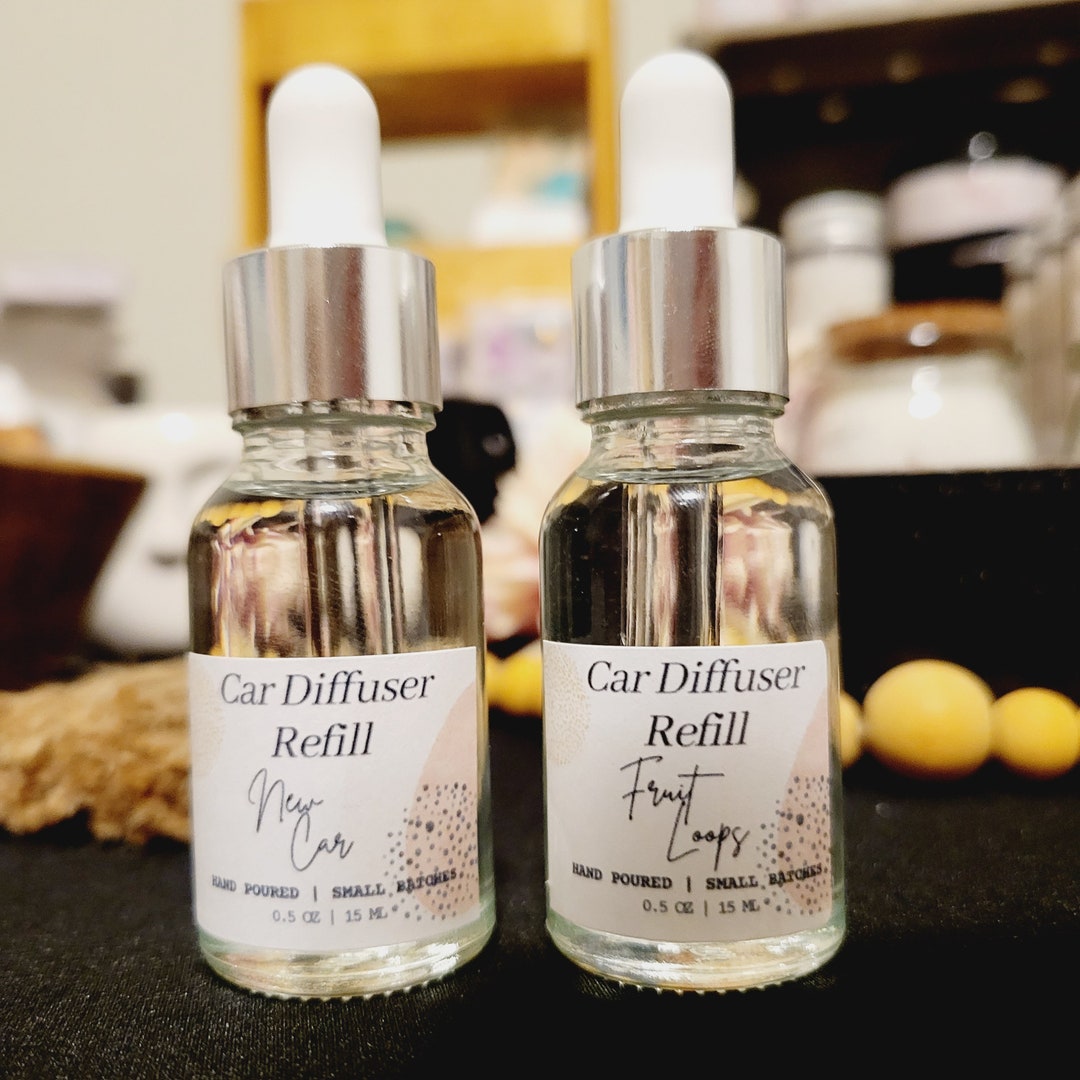 Car Diffusers Refill 15ml Hanging Car Diffuser Refill Bottle - Etsy