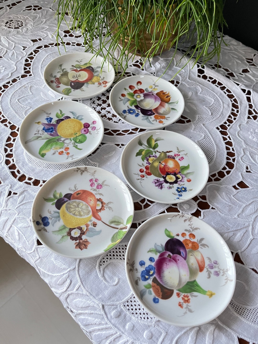 Vintage Kaiser Porzellan Small Plate Coaster Perfect Condition Set of 6 ...